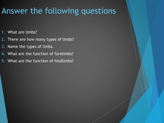 Science Limbs- School Presentation.pptx. | PPT