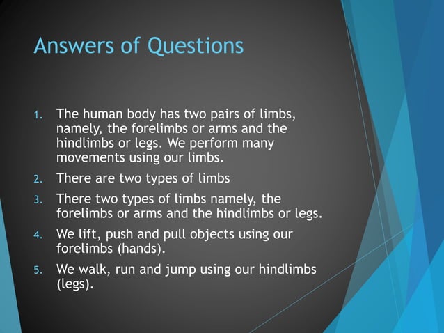 Science Limbs- School Presentation.pptx. | PPT