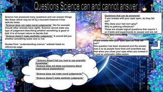 Science limitations | PPTX