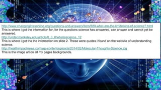 Science limitations | PPTX