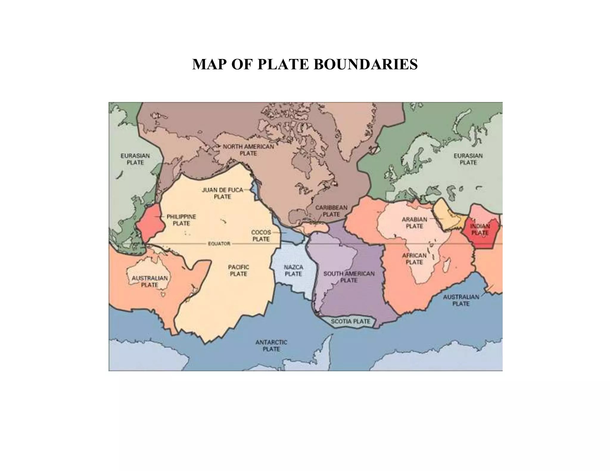 Science (map of plate boundaries) | DOCX