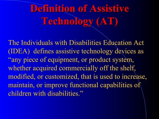 Assistive technology for science | PPT | Special Education | Education