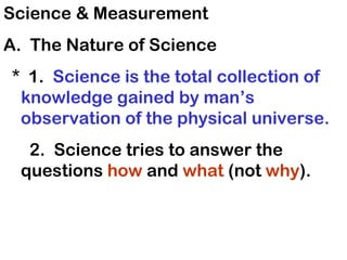Science & measurement | PPT