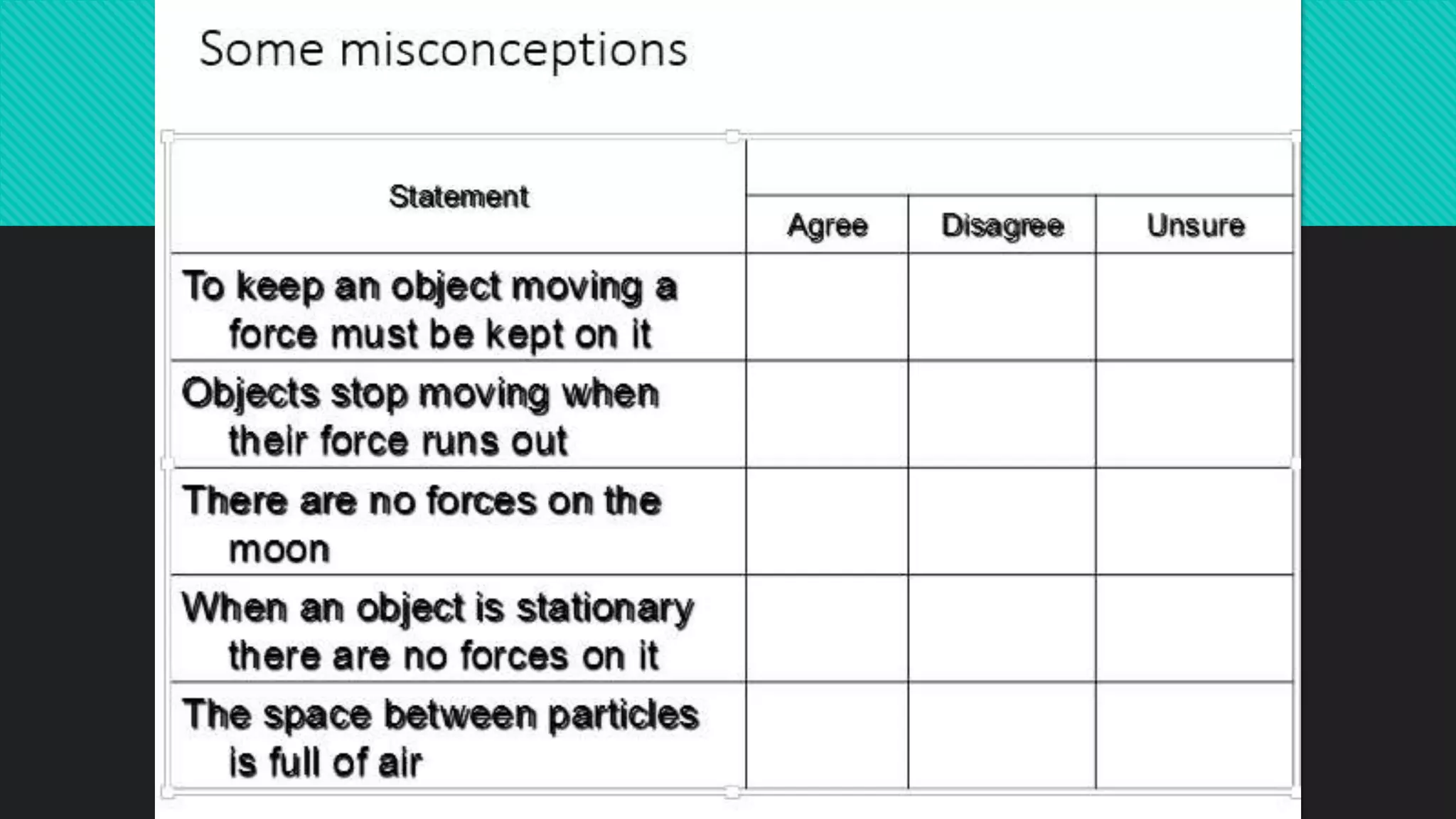 Science misconcepts | PPTX