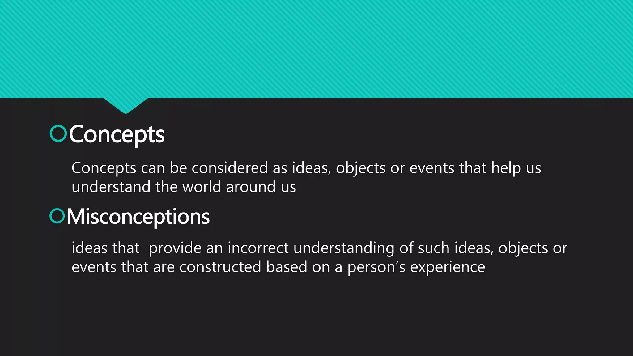 Science misconcepts | PPTX