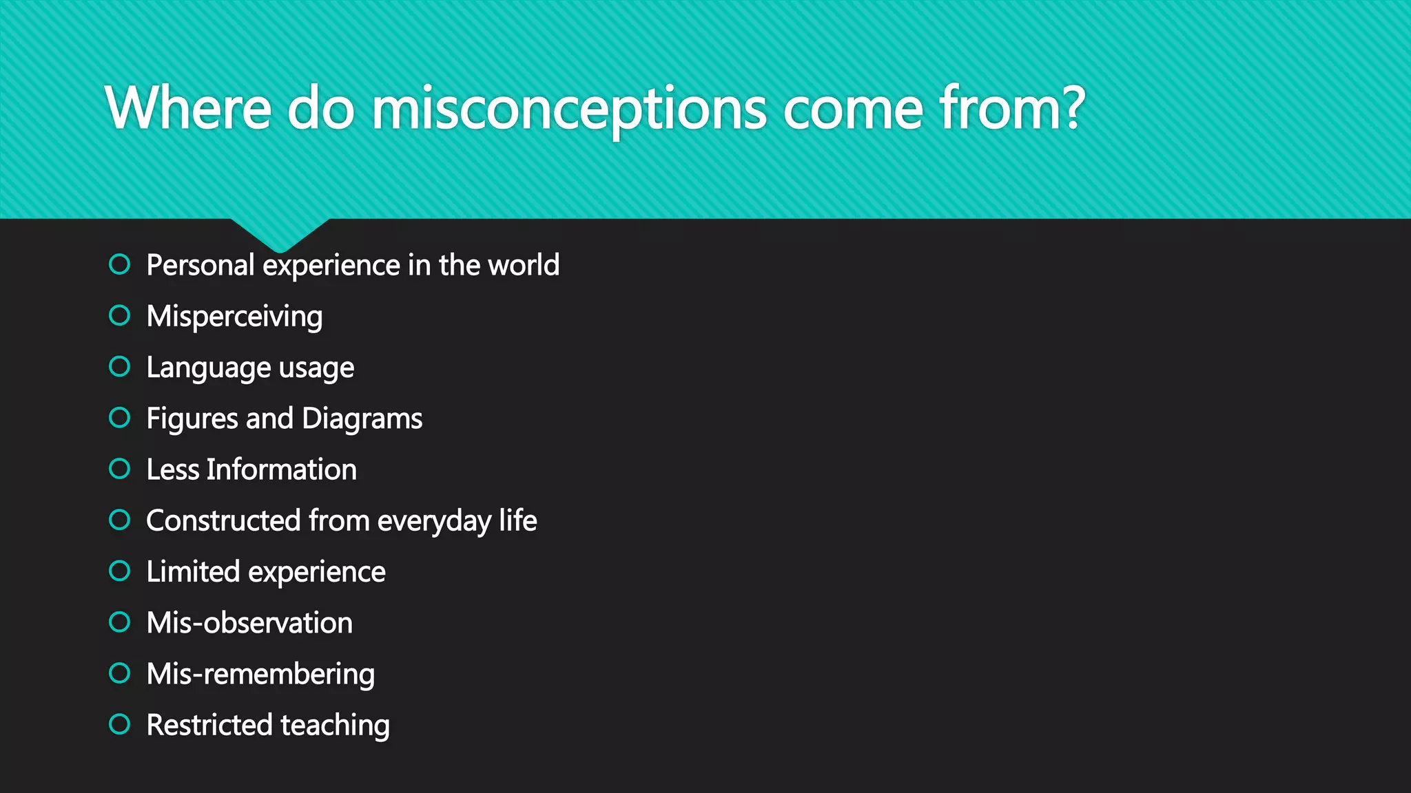 Science misconcepts | PPTX