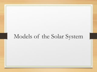 Science model solar system | PPT