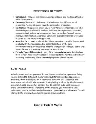 K to 12 Science Module Lessons 1, 2, and 3 for Grade 7 | PDF