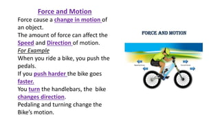 Science motion 1 grade 5 | PPTX