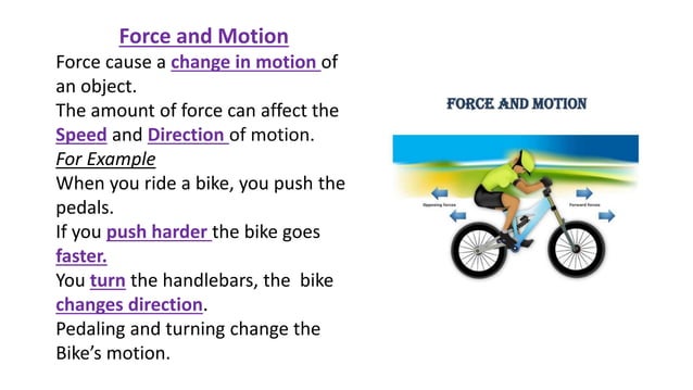 Science motion 1 grade 5 | PPTX | Physics | Science