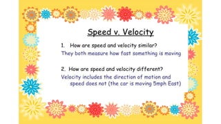 Science motion 1 grade 5 | PPTX