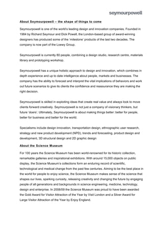 Science museum 2010 | PDF