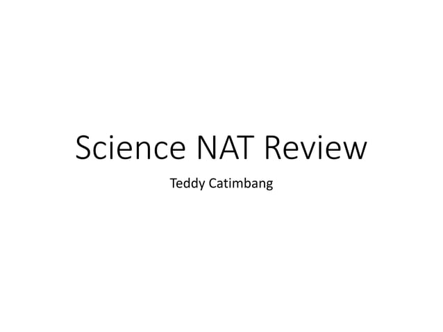 Science NAT Review.pptx | Geology | Science