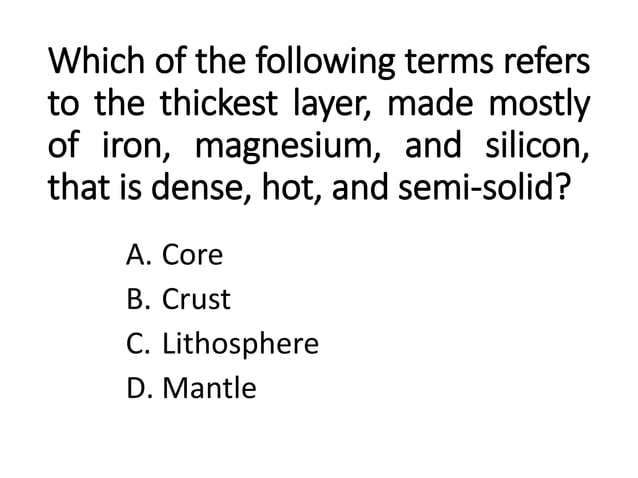 Science NAT Review.pptx | Geology | Science