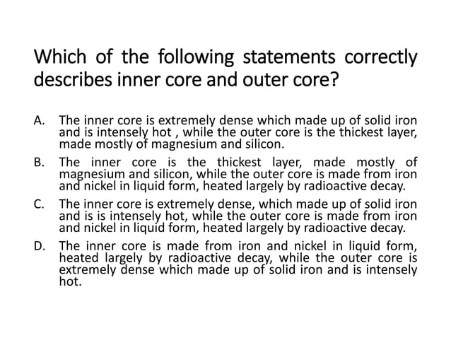 Science NAT Review.pptx | Geology | Science