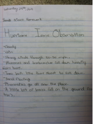 Science notebook example | PPT