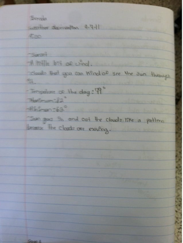 Science notebook example | PPT