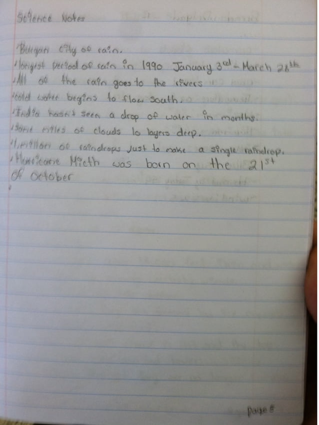 Science notebook example | PPT