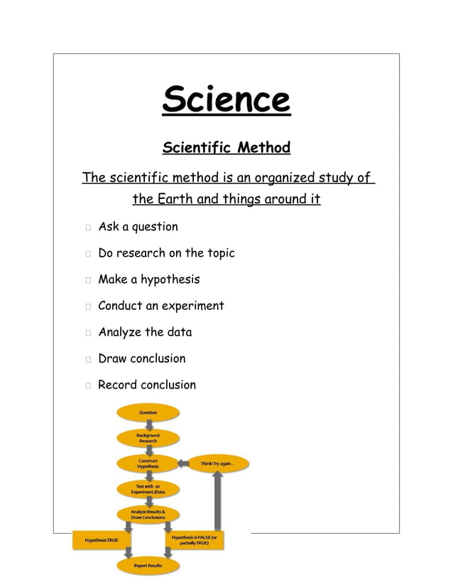 Scientific Method | RTF | Science