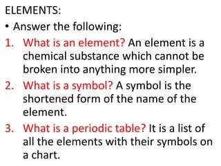 Science notes grade 6 | PPTX