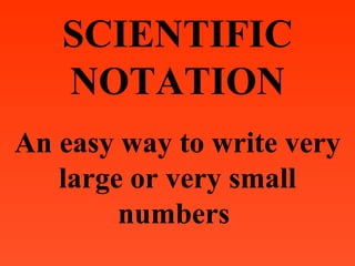 Scientific Number | PPT