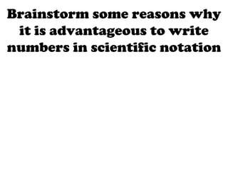 Scientific Number | PPT