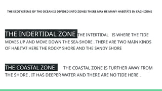 "Ocean Ecosystems: Life Beneath the Waves" | PPT