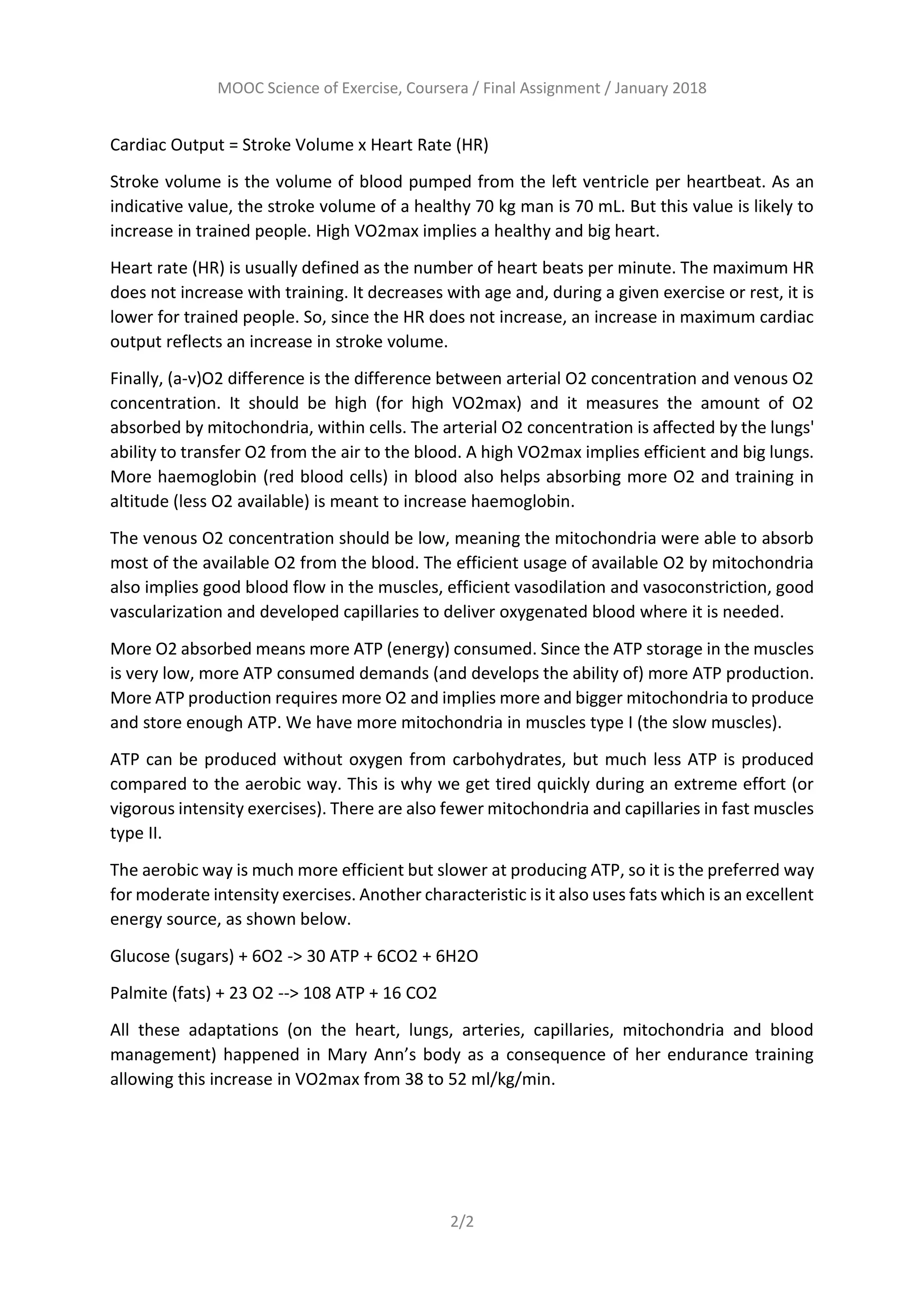 VO2max Explained | 2018 | PDF