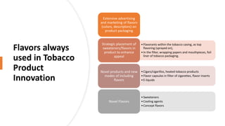Science of Flavors in Tobacco Products Sept 2023 | PPTX
