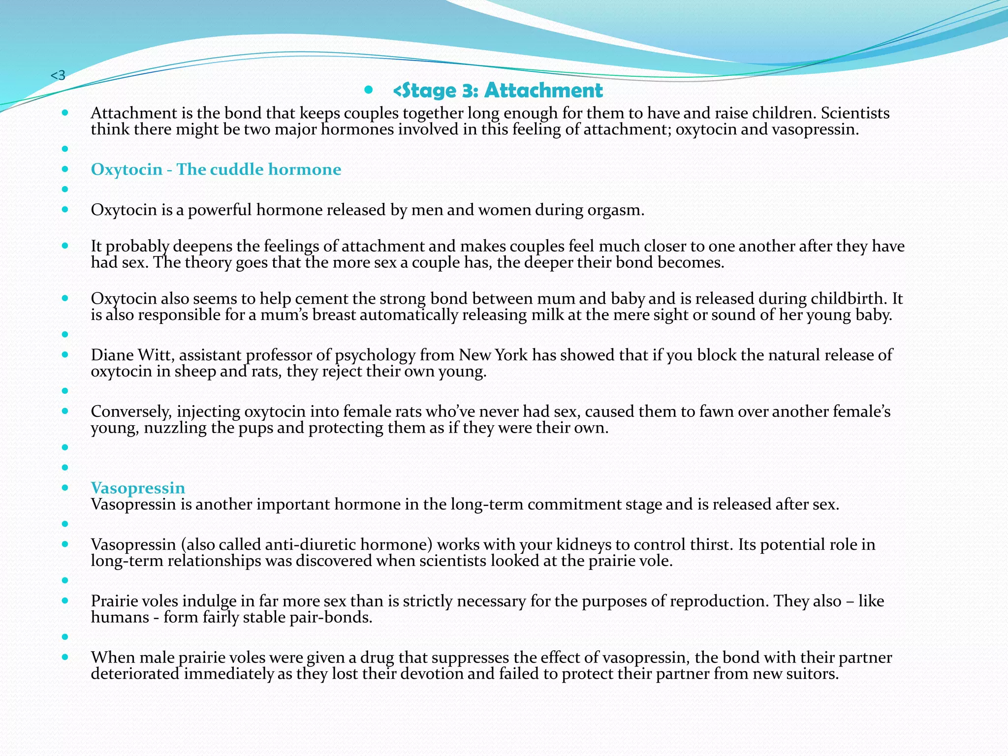 Science of love | PPTX