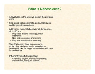 Science Of Nano | PDF
