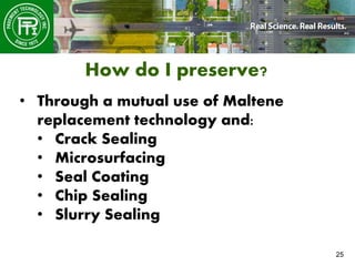The Science of Pavement Preservation - CAI Approved Course | PPTX