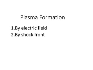 Science of plasma arc machining | PPTX
