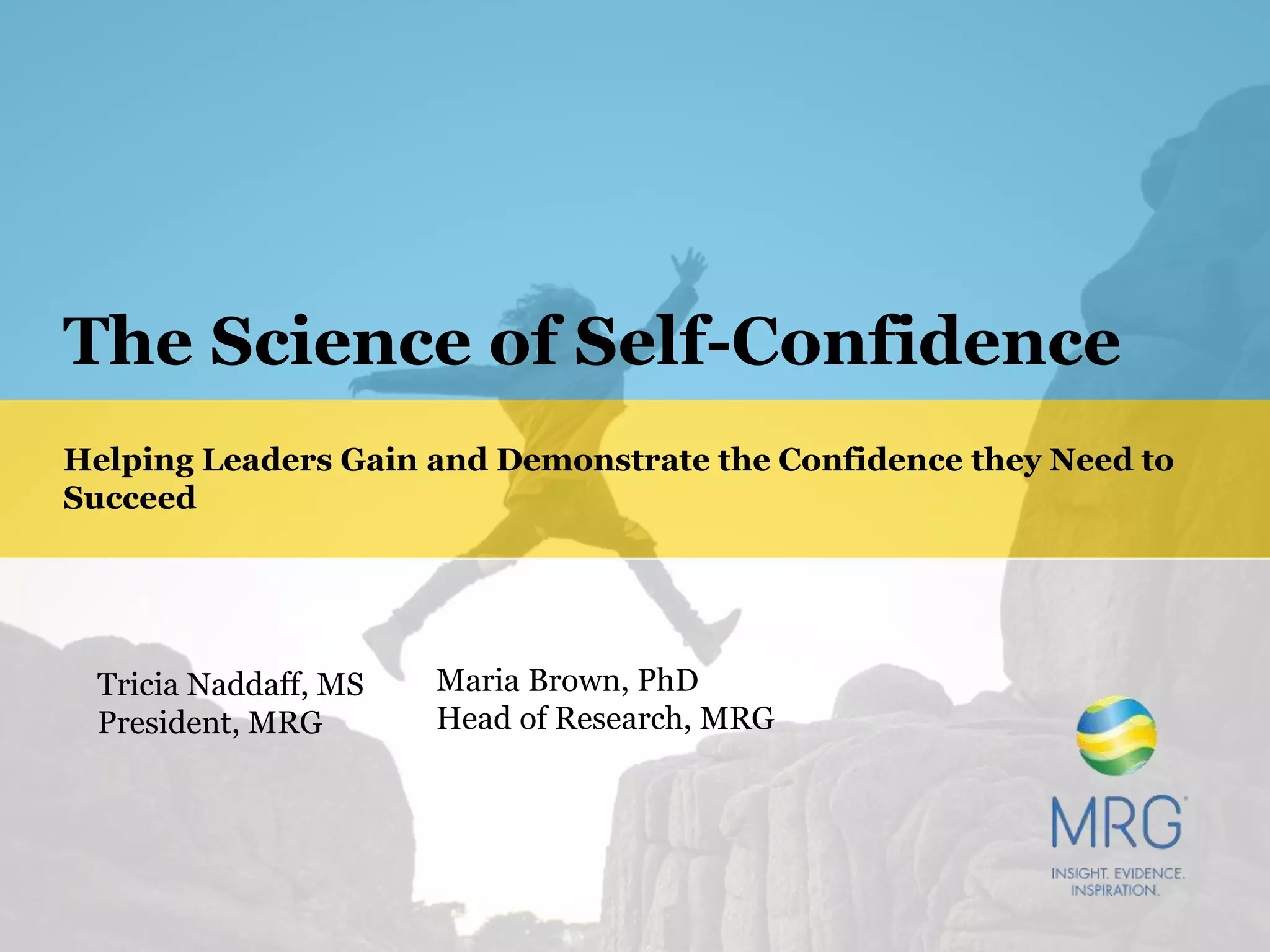 The Science of Self-Confidence | PPTX
