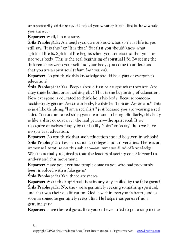 Science Of Self Realization | PDF