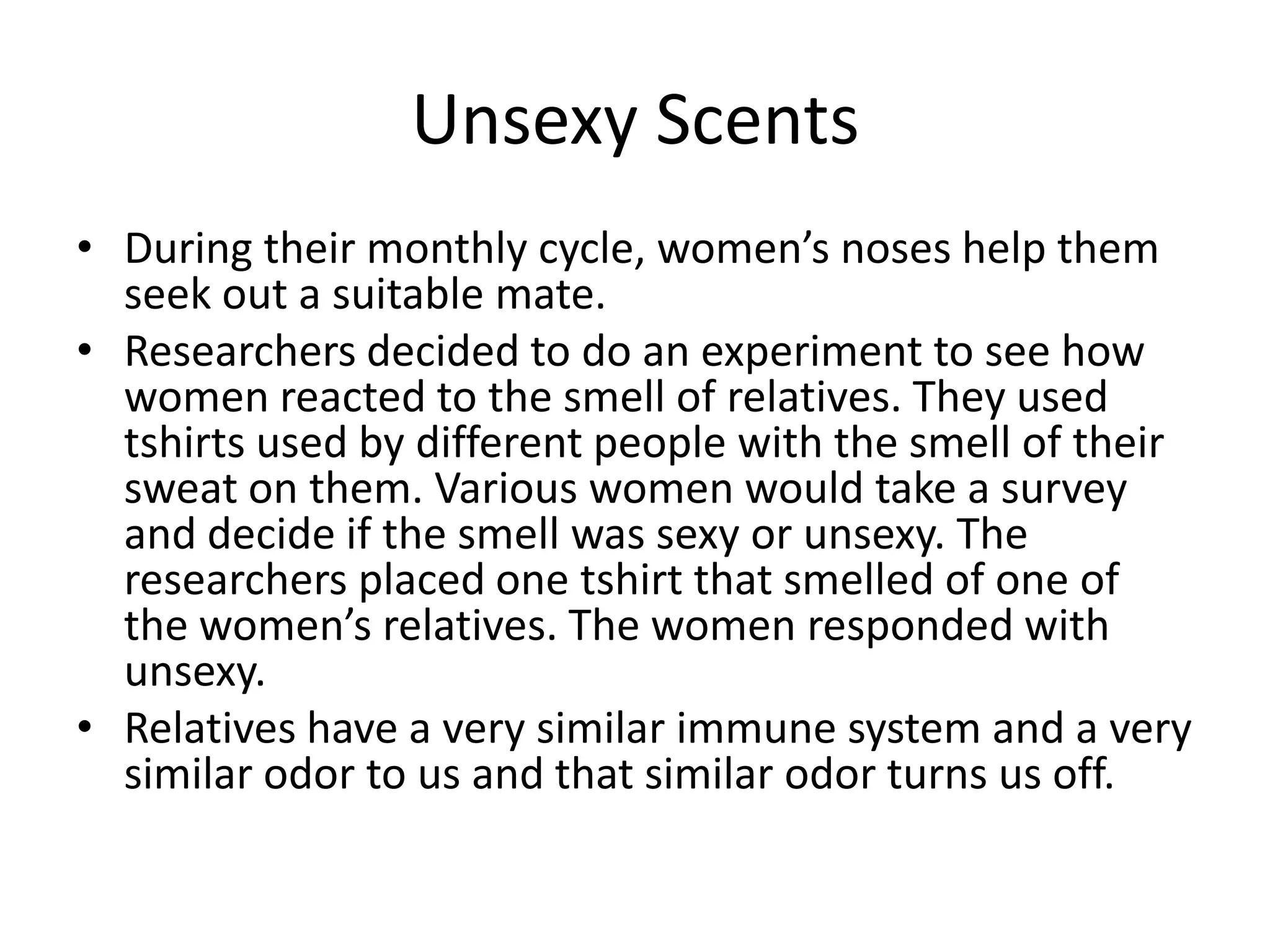 Science Of Sex Appeal Ppt Free Download