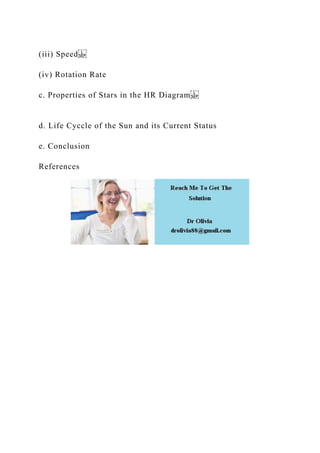 Science of StarsYOUR NAMESCI151DATEProf. Ken Watanabe.docx