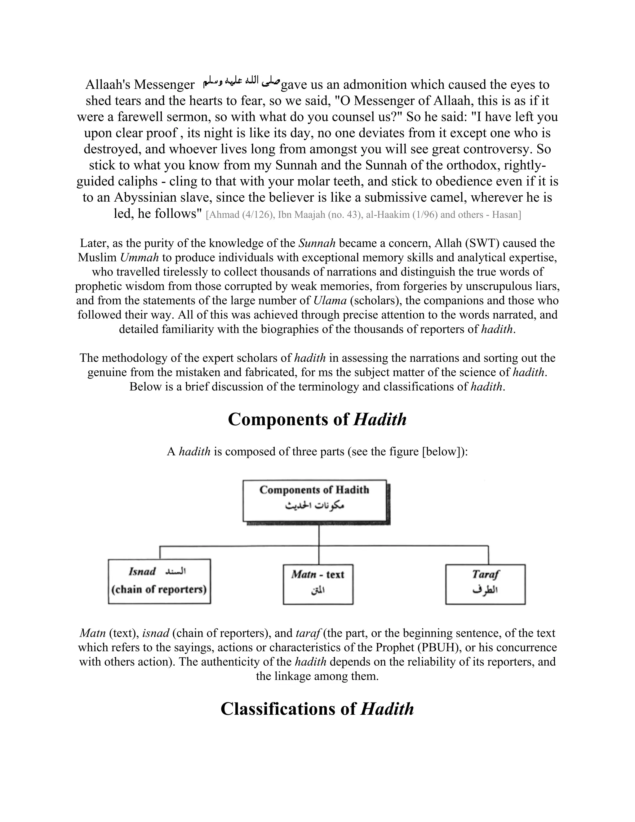 Science of the hadith | PDF | Islam | Religion & Spirituality