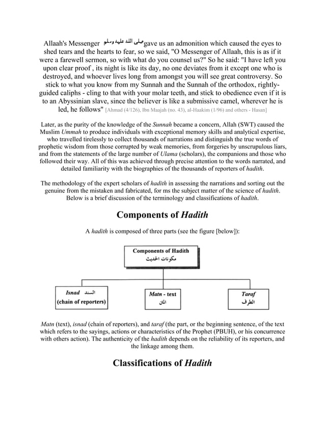 Science of the hadith | PDF | Islam | Religion & Spirituality
