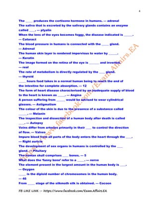 Science One Liners | PDF