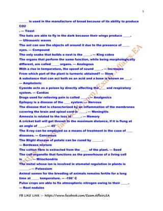 Science One Liners | PDF