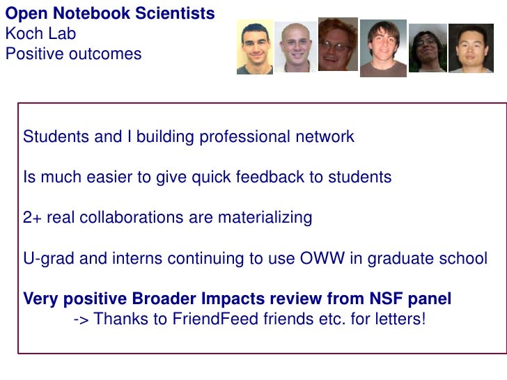 Science Online2010 Open Notebook Science