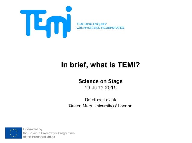 In brief, what is TEMI? | PPT