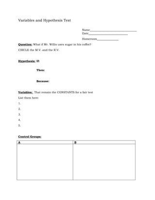Science packet grade 4 science ijear willis room 112 with study sheets ...