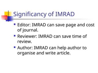 Writing and publication of English article | PPT