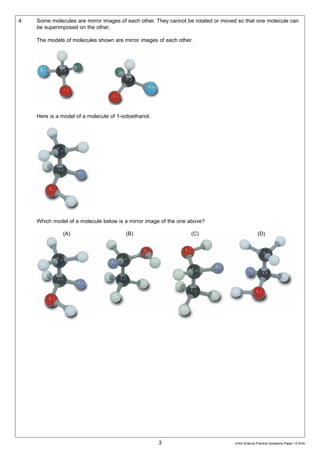 Science paper I | PDF