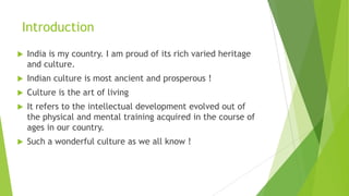 scientific roots of Indian culture | PPTX