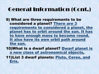 Science planets ppt | PPTX