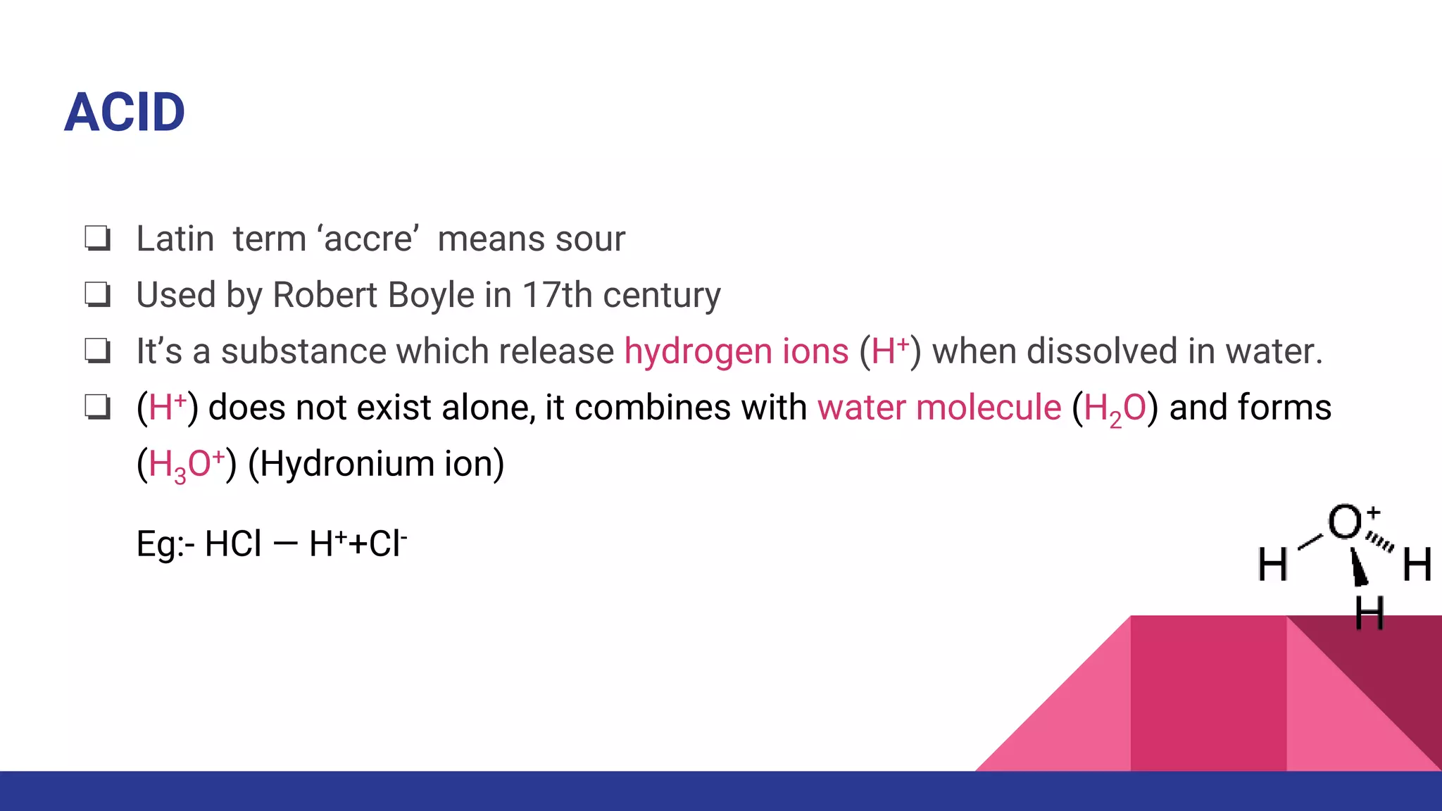 Acid, Base and Salt. Science Plus one NIOS | PPTX | Chemistry | Science