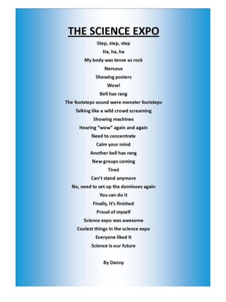Science Expo Poems | PDF